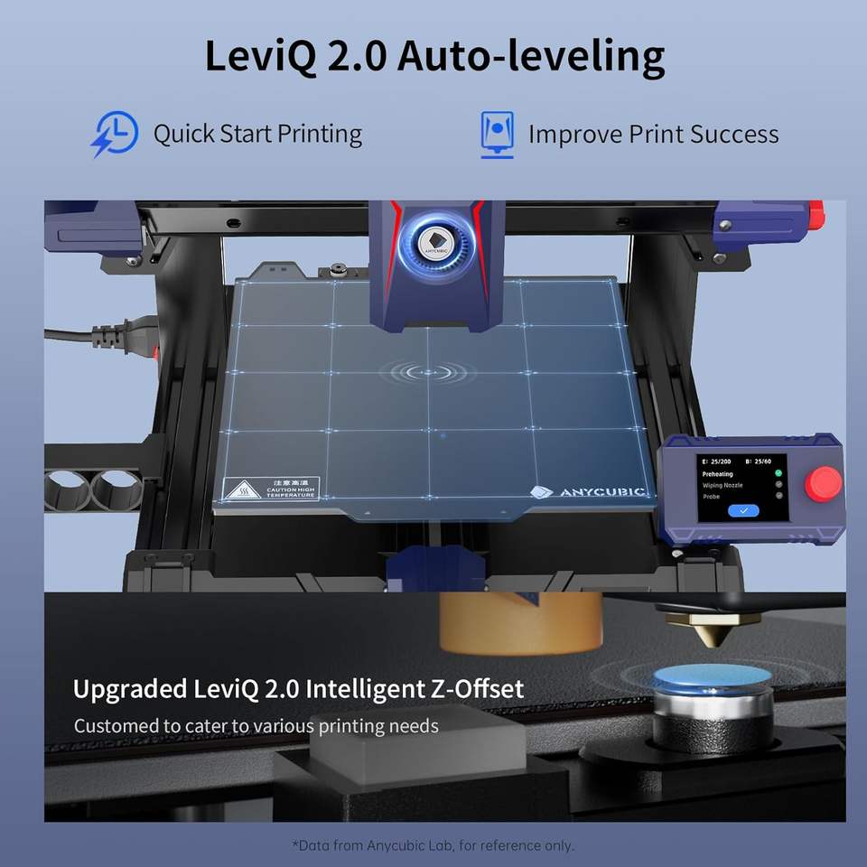 Anycubic Kobra 2 Neo 3D Printer - Fast Printing & Auto-leveling