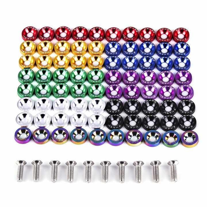 Flat Washers Anodized Different Color Washer M6 Aluminum Custom ...