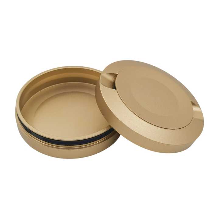 Aluminum Snus Can Snuffbox with Lid - Customized Logo
