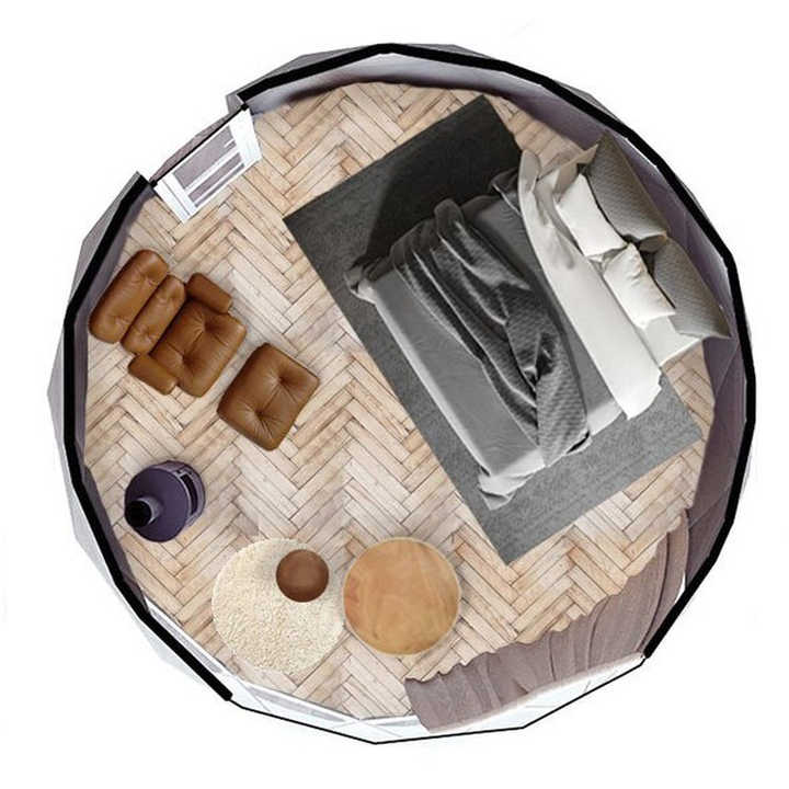 2 Person Dome House Tents with Bathroom & Air Conditioning