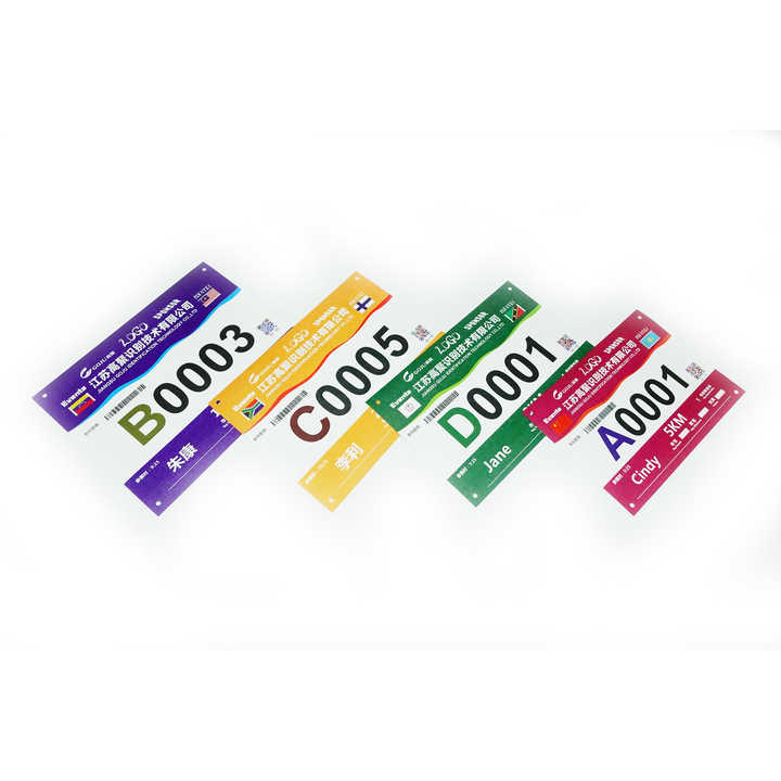 Printable Race Runner Chip Racing Bib Numbers Tyvek Paper Race Bib for ...