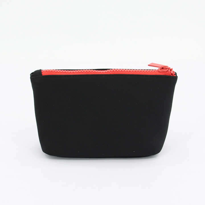 Wholesale Custom Logo Portable Eco Black Neoprene Pouch Makeup Cosmetic ...