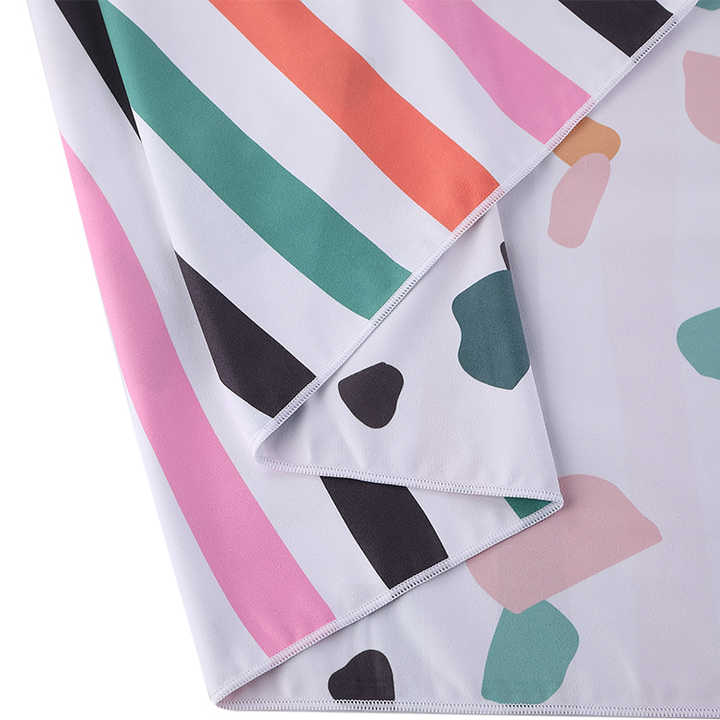 Large Microfiber Quick Dry Beach Towels with Custom Prints