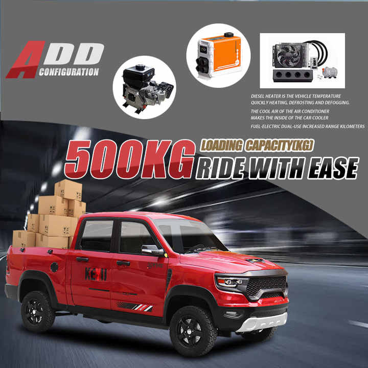 KEYU Mini Pickup Truck - Electric 4x4 with 4KW Motor