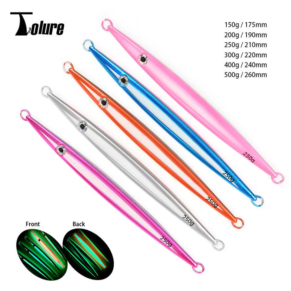 Tolure Hot Series 150g 200g 250g 300g 400g 500g Luminous Lead Metal ...