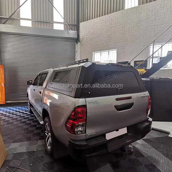 Aluminum 5ft Hard Cover Canopy Cap Topper for Bed Camper Shell Pickup ...
