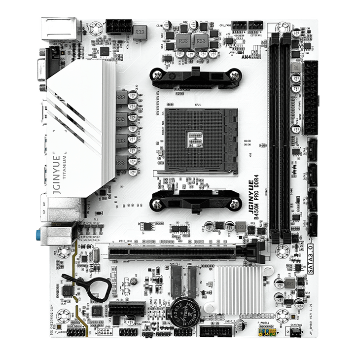 JGINYUE B450M PRO DDR4 AM4 Gaming Motherboard - 32GB RAM