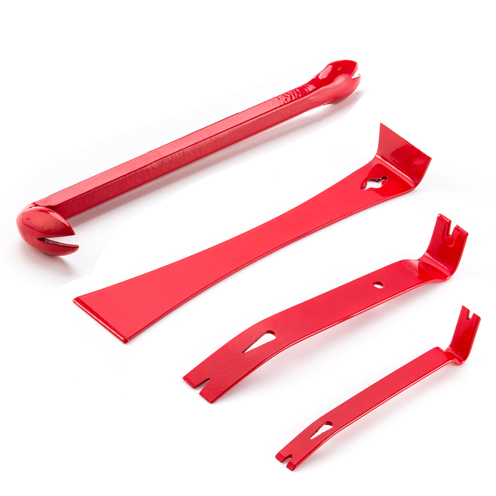 Multifunctional heat treatment carbon steel utility small mini flat crowbar wrecking pry bar