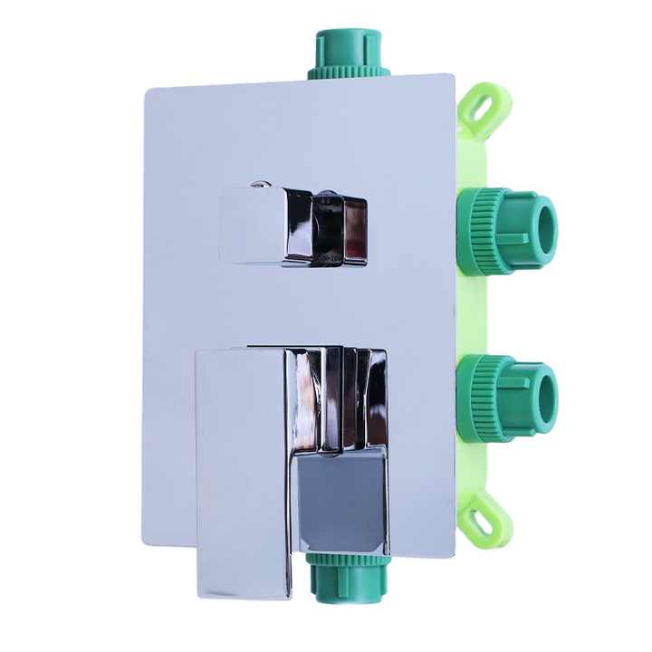 Bathroom PPR Welding Connector Hot and Cold Water Mixer Valve Brass ...