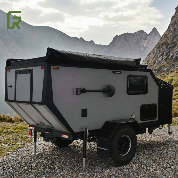 Luxury Mini Travel Trailer Fridge Modern Collapsible Caravan for Off ...