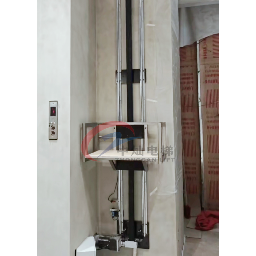 Mini Kitchen Food Elevator - Dumbwaiter Tray Type Elevator