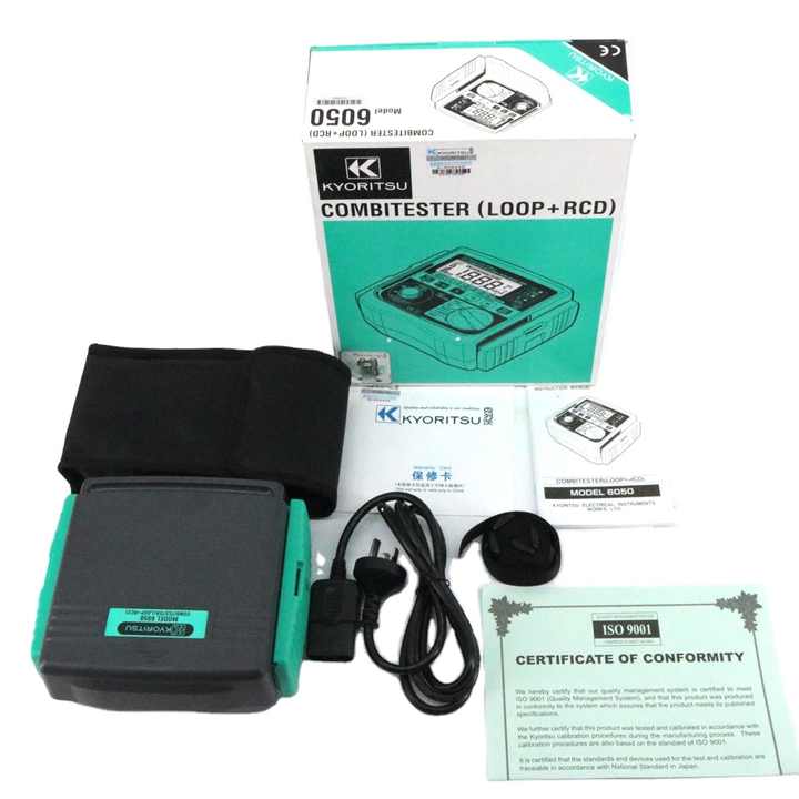 Kyoritsu 6050 Digital Combitester: 2 in 1 Loop & RCD Tester, Ideal for ...