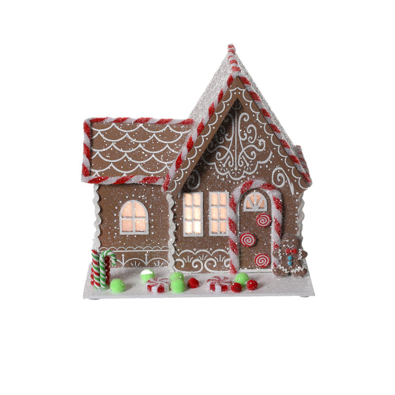 2026 New Design Gingerbread Man House Ornament Cardboard Material ...