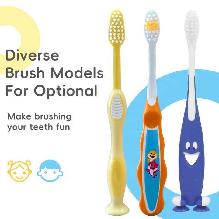 Children Luxury Toothbrush Set with Attractive Toys Extra Soft Bristle ...