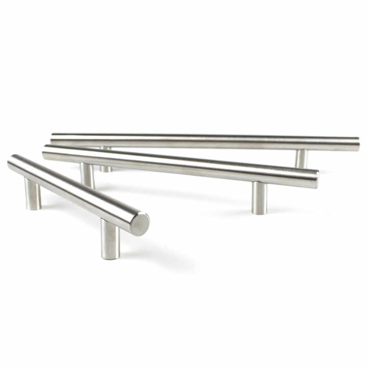 Stainless Steel Brushed Satin Nickel Hollow Tube T Bar Drawer Pulls ...