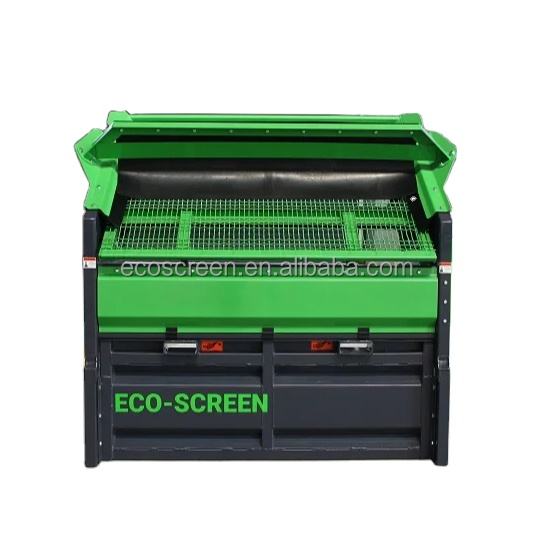 70" Linear Vibratory Topsoil Rock Screen for Ore Processing 5.5 HP ...