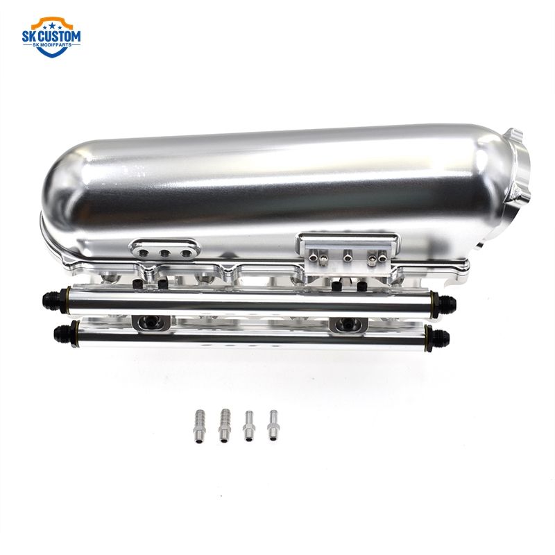 Dual Fuel Rail Full Aluminum Alloy Race Patter Intake Manifold Suitable ...