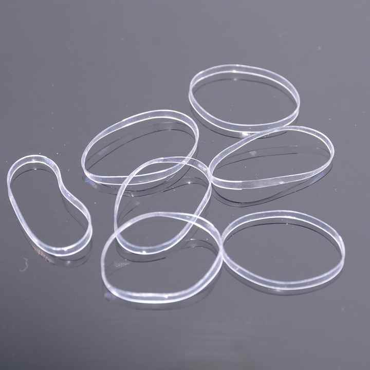 clear Silicone Rubber Band Elastic clear Rubber Bands TPU Transparent ...
