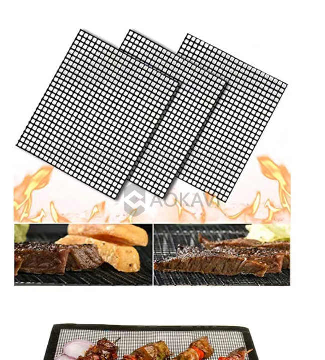 New Products Reusable Cooking Charcoal Grill Mat Non-stick Food Grade ...