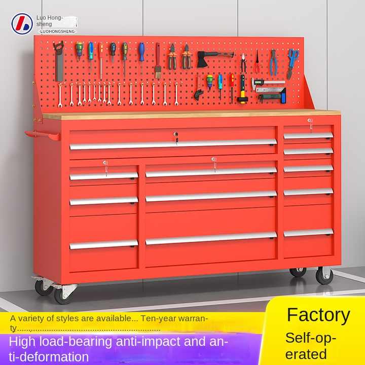 Heavy-Duty Auto Repair Storage Toolbox Multi-Drawable Car Maintenance ...