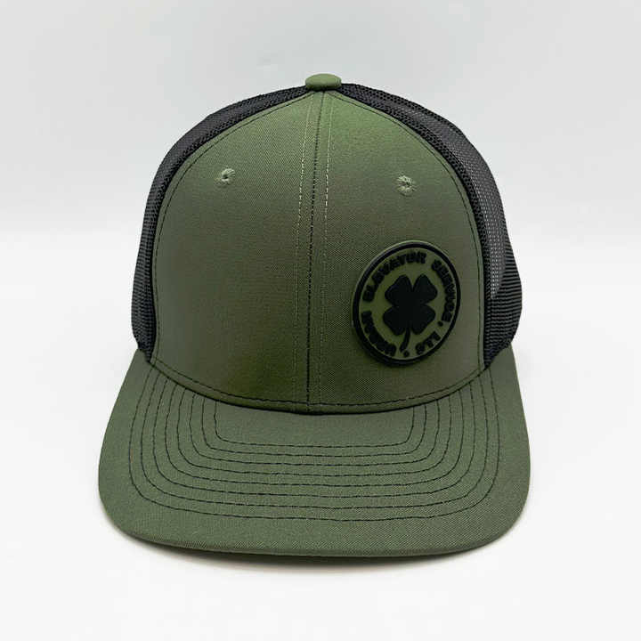 Custom Pvc Patch Logo Snapback Trucker Hats Factory Professional Green ...
