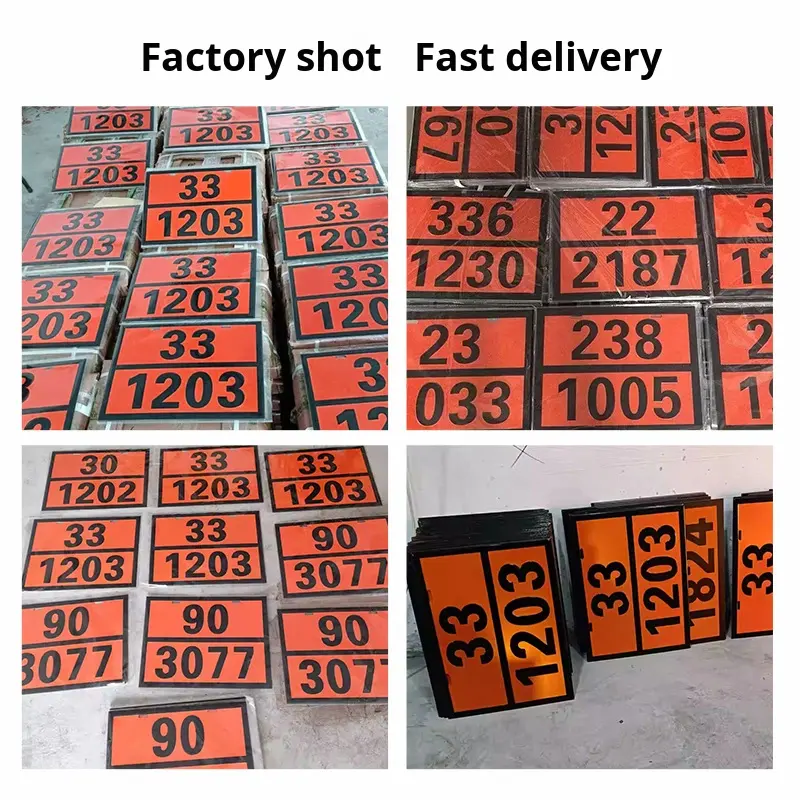 Stainless Steel Hazardous Goods Rectangular Sign New National Standard ...