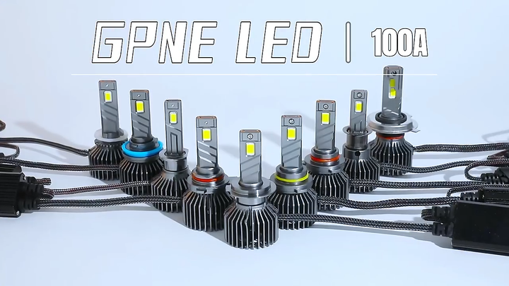 Gpne A100 Big Power Led Csp Headlight Car Headlight Bulb H4 Led ...