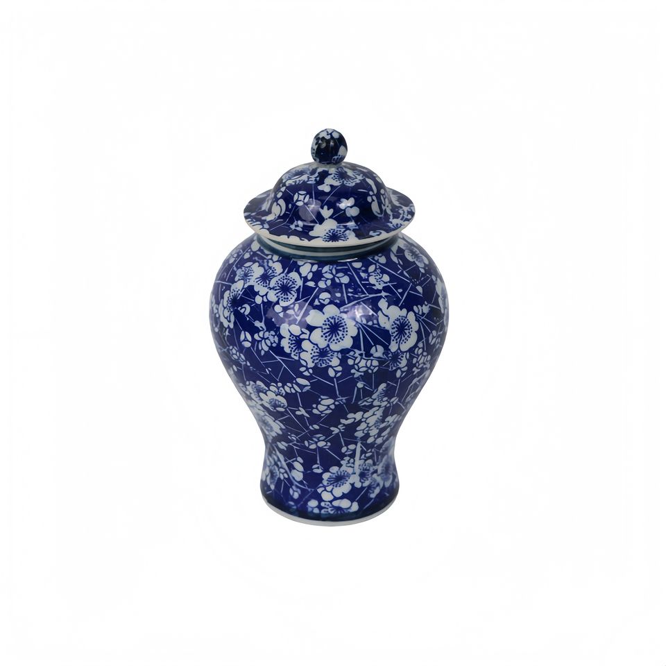 Antique Style Blue and White Dragon Cylindrical Vase, Jingdezhen ...