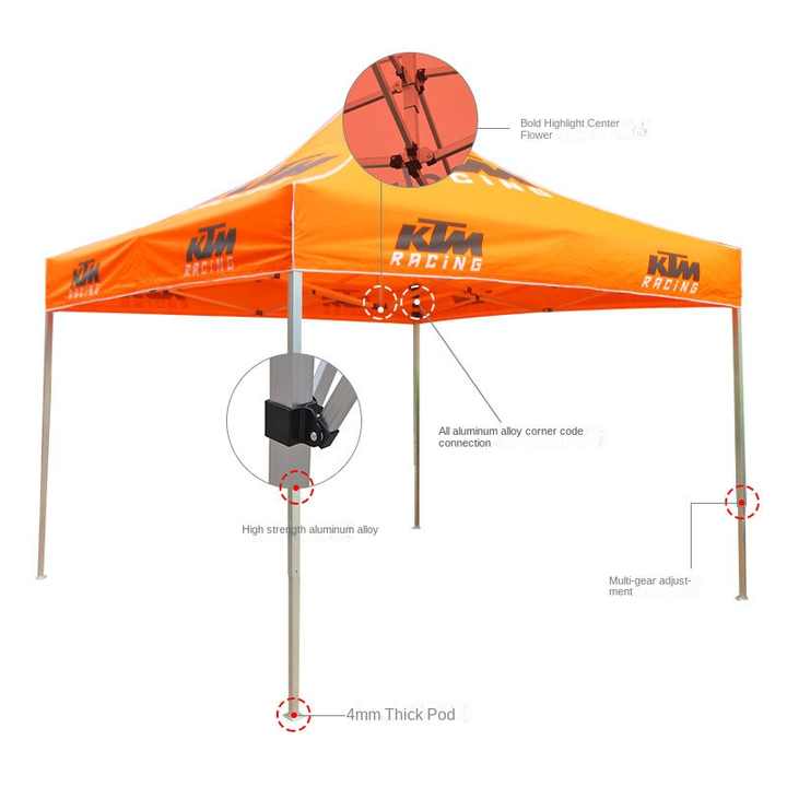 38 Square Aluminum Alloy Tube Bracket for Outdoor Trade Show Tents ...