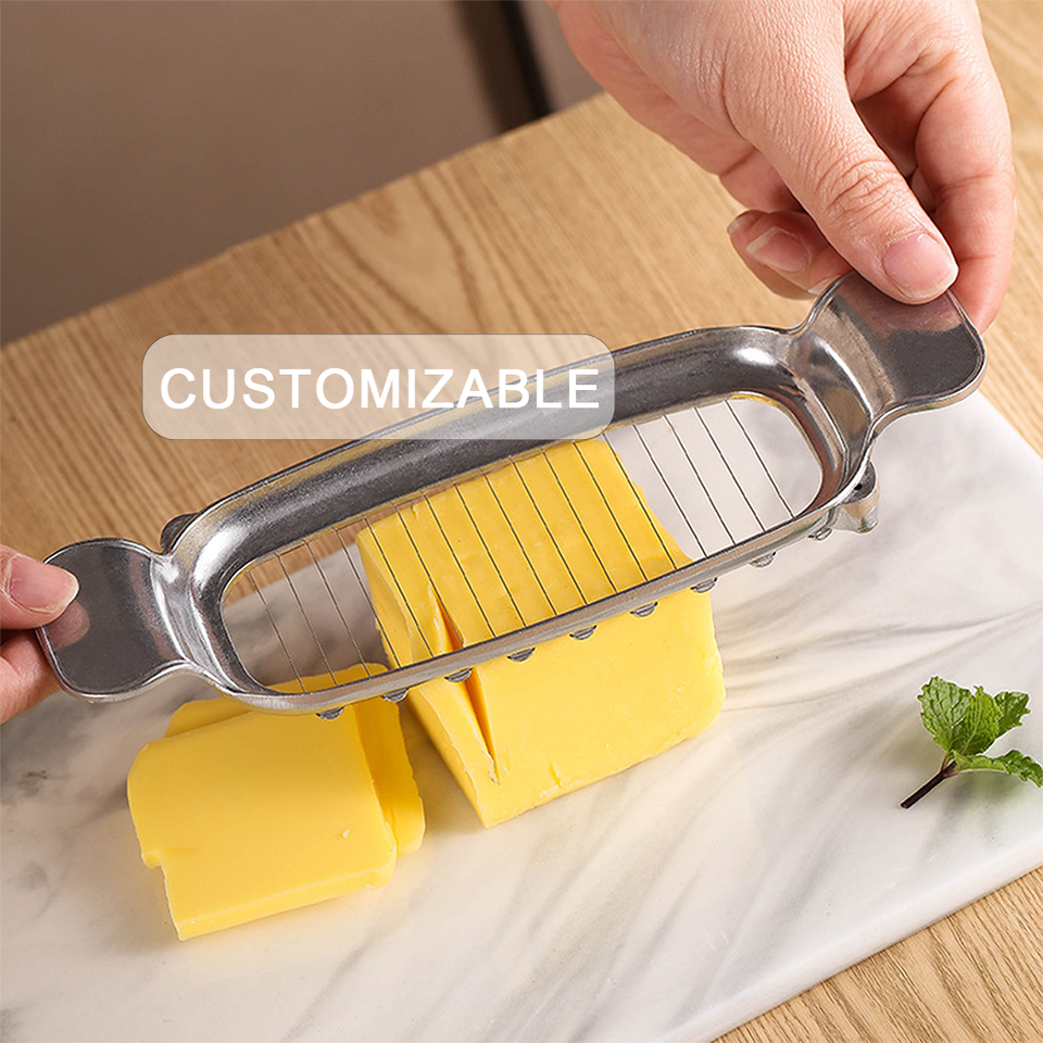 Efficiently Slice Cheese with the Factory Butter Wire Slicer