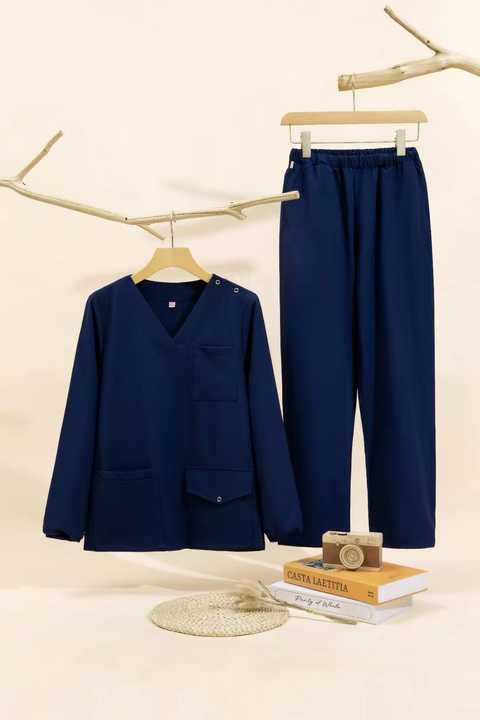 Women Medical Scrubs Uniforms for Muslim Custom Private Logo Design ...