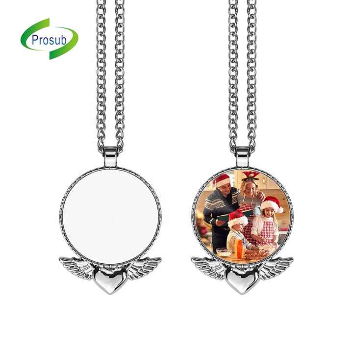 Prosub Sublimation Necklace Angel Wings - Customizable