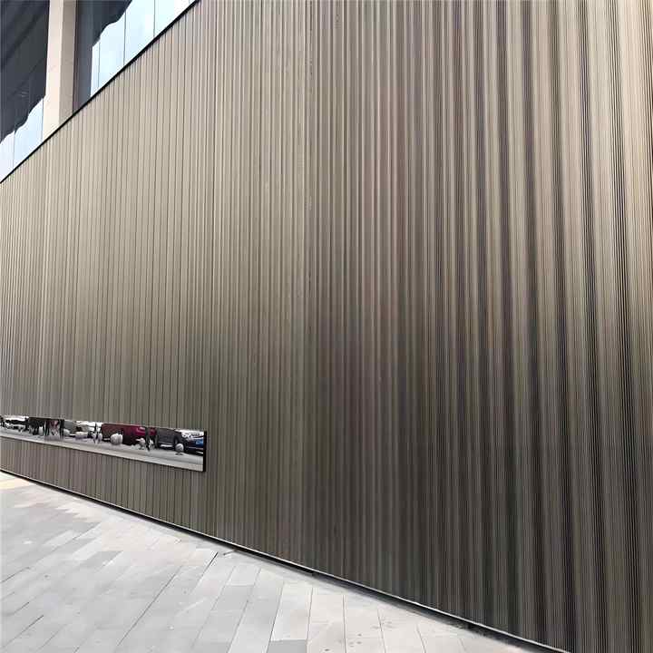 Extruded Industrial Aluminum Signboard Profiles - Wave Panels