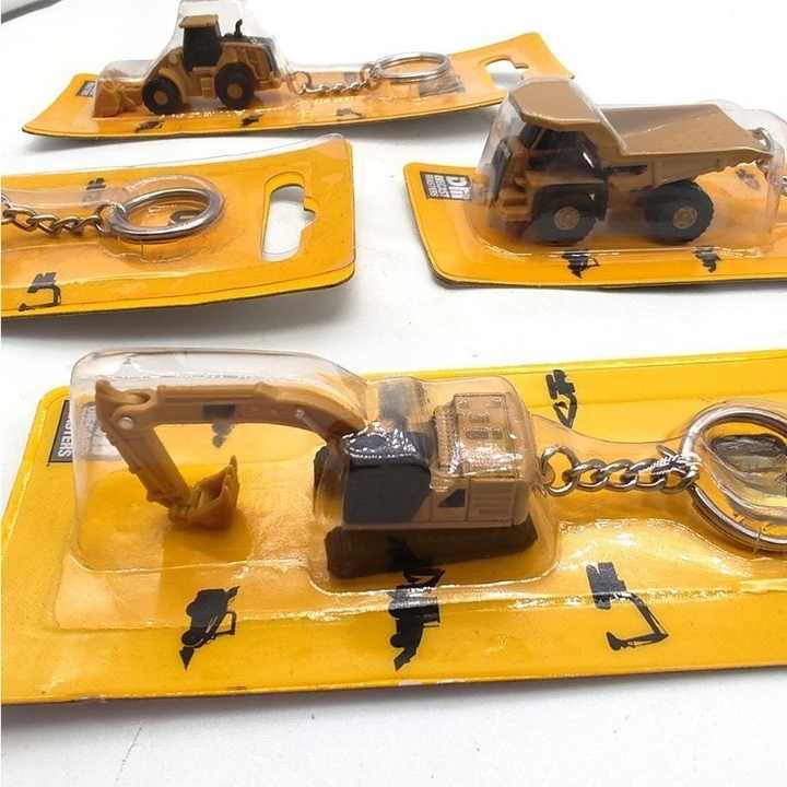 Excavator Model Keychain Key Ring Key Holder Metal Keychain Pendant ...