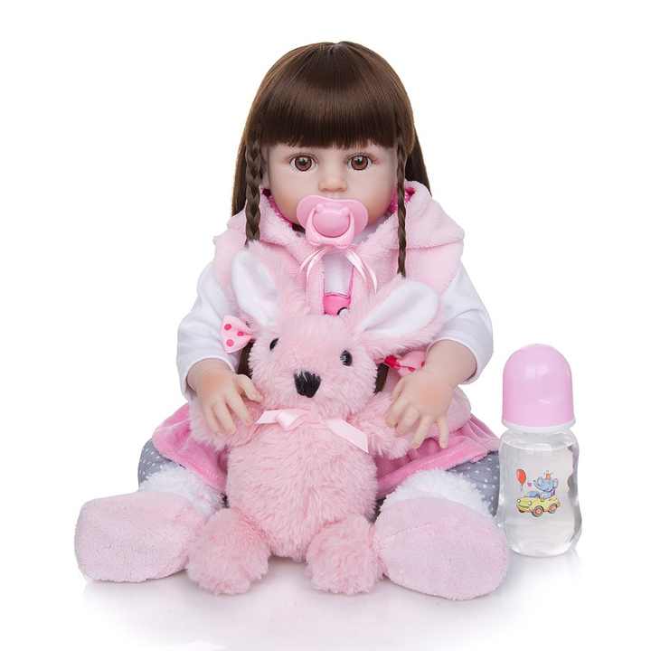 KEIUMI Reborn Baby Dolls 55cm Realistic Full Silicone Newborn Baby Girl Doll Bath Toy| Alibaba.com