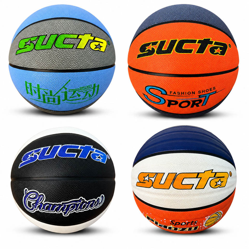 Wholesale Size 7 Thermal Bonded PU Composite Basketball Custom Logo for ...
