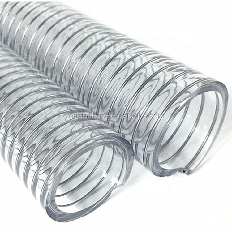 3/4 Inch Flexible TPU Steel Wire Reinforced Transparent Hose for Oil ...