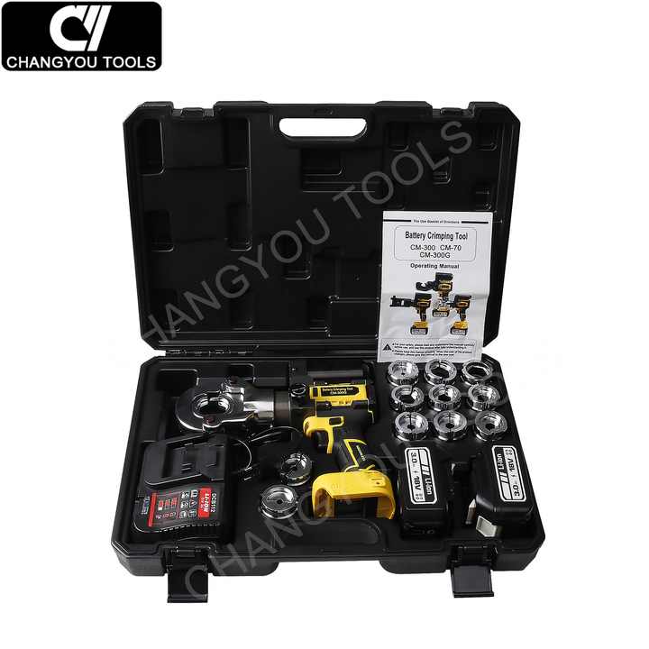 CM-300G Mini Hydraulic Battery Powered Cable Crimping Tool