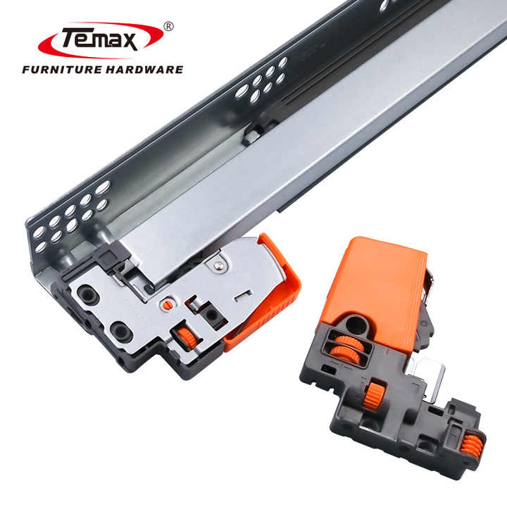 Temax Modern Design Soft Closing Three Buffer Hidden Slide Rails for ...