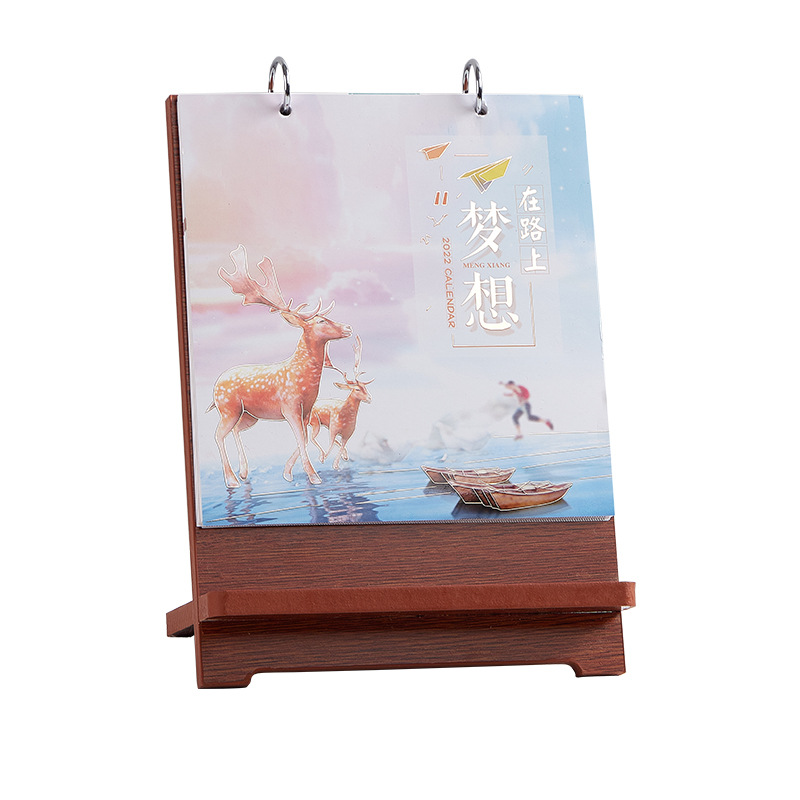 Wooden Calendar Stands - Custom Solid Wood Table Decor