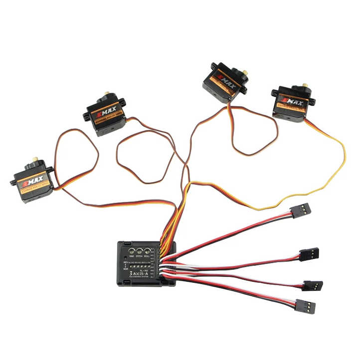 3-axis Flight Controller Stabilizer System Gyro for FPV RC Airplane ...