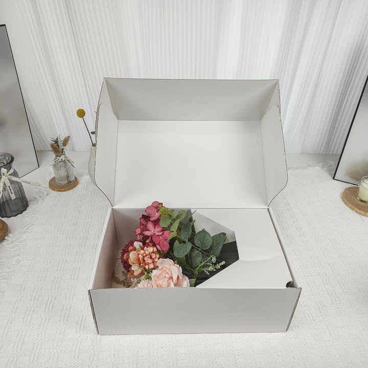 New Design Foldable Mom Flower Box Rigid Cake Bouquet Box Caja de ...