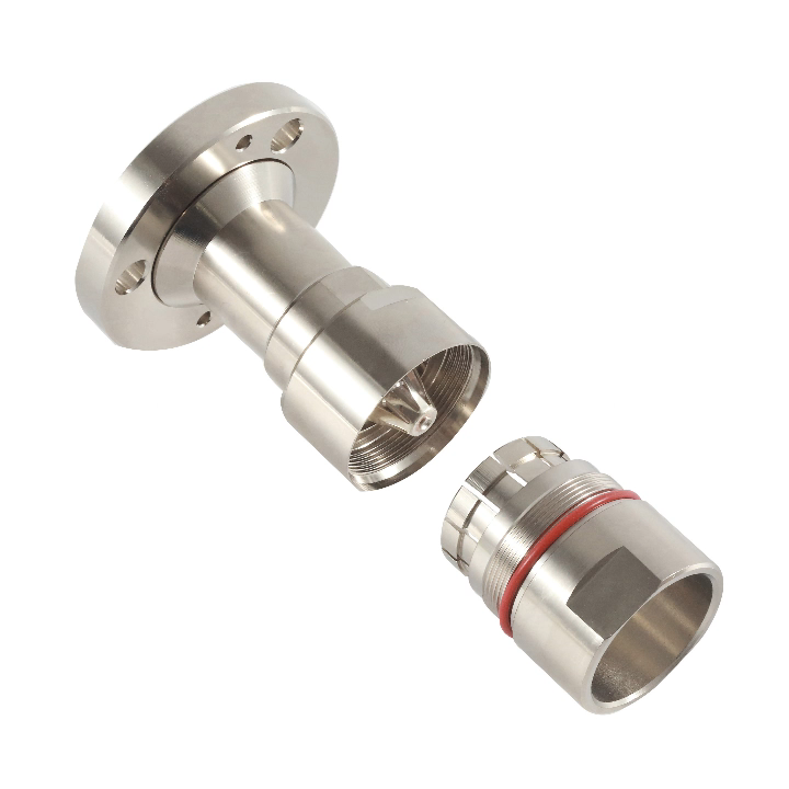 7/8" EIA Flange Connector to 3-1/8" EIA Adapter - RF Coaxial