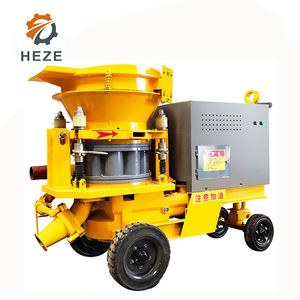 Swimming Pool Damp Jet Refractory Gunning Mobile Spraying Plaster ...