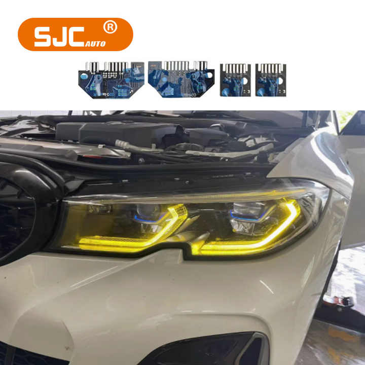 SJC Auto Yellow DRL Module for BMW G20 3 Series G28 M340i 330i LASER DRL Yellow LED Board Module ...