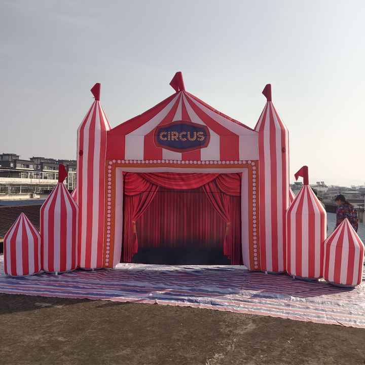 Custom Outdoor Inflatable Circus Arch - Festival Entrance
