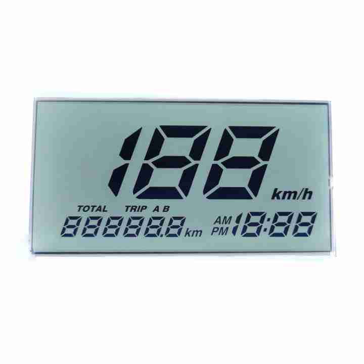 E-Bike Speedometer Odometer HTN LCD Digital 7 Segment Display for Bike ...