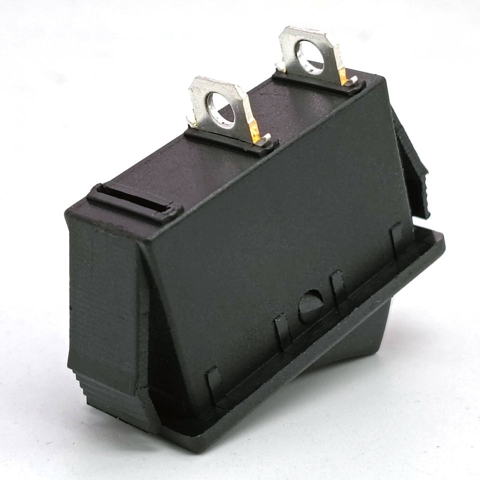 Quick Connect Waterproof SPDT Rocker Switches Panel Mount Snap-In On ...