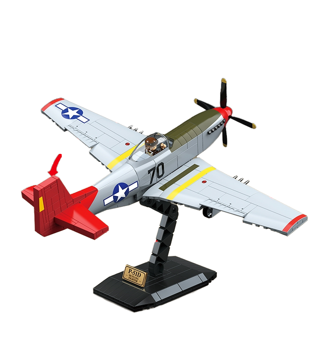Military Fighter Jet P-51 Fighter Building Block Set Ww2 World War 2 ...