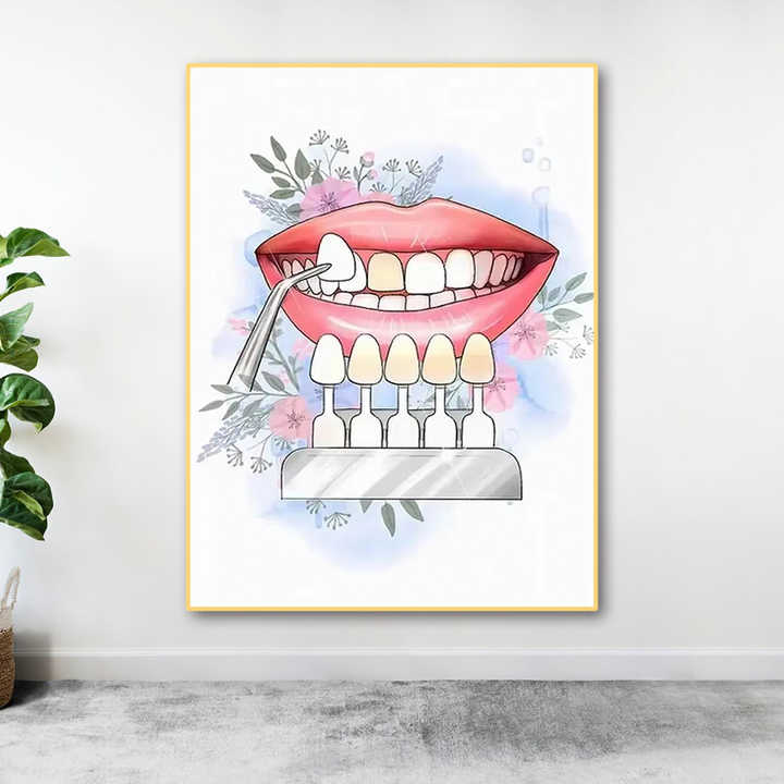 Nordic Tooth Anatomy Floral Implant Dentist Dental Clinic Pictures ...